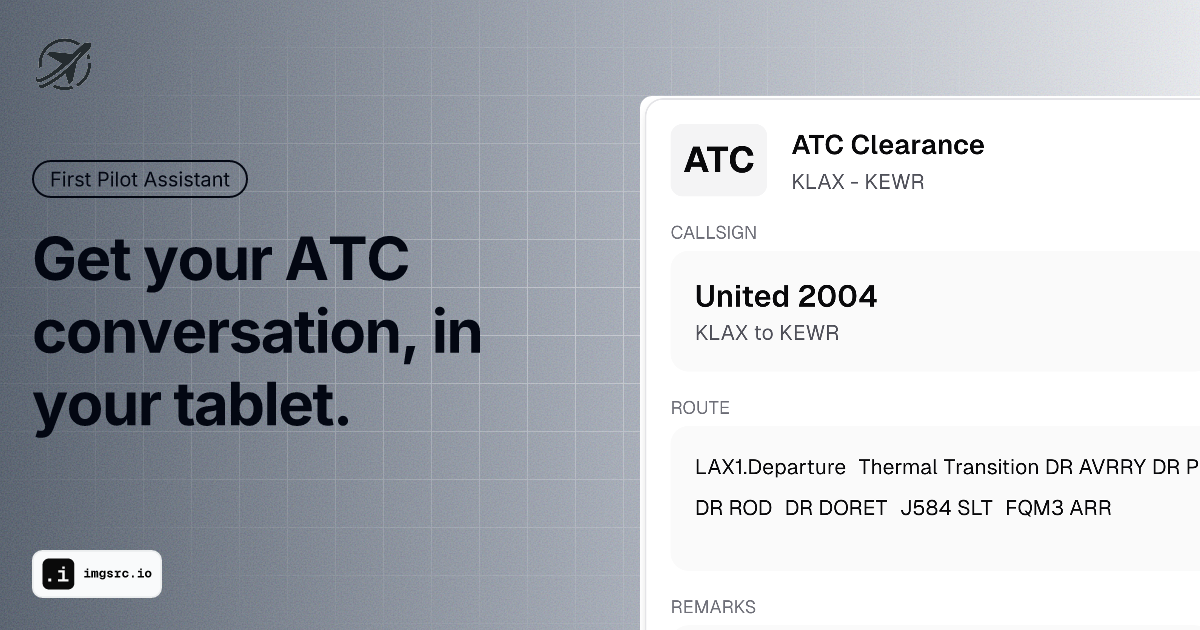Skymerse - First Pilot Assistant